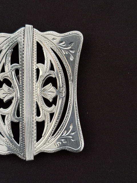 SOLID SILVER NURSES Belt Buckle. Chester 1907. J & R. £149.95 - PicClick UK