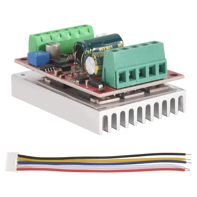 DC 6-60V 400W BLDC Three Phase DC Brushless Motor Controller PWM Hall ...