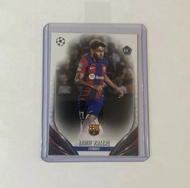 TOPPS UCC FLAGSHIP 2023-24 - Lamine Yamal FC Barcelona - Rookie Base ...
