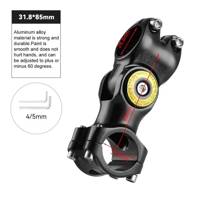 ADJUSTABLE HANDLEBAR RISER for Mountain Biking with Secure Locking ...