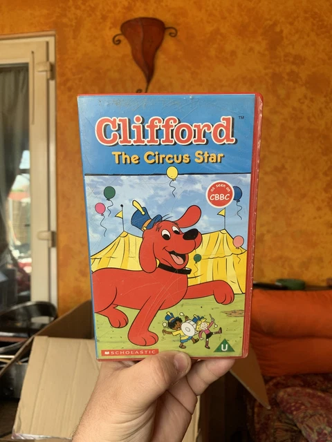 CLIFFORD THE CIRCUS Star VHS Video Tape CBBC - Red Case Big Red Dog ...