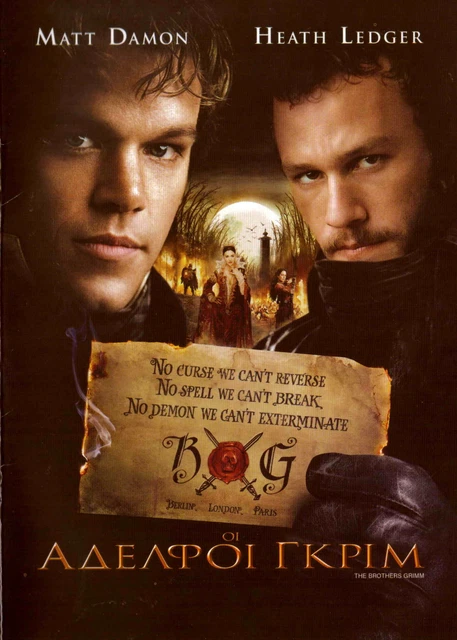 THE BROTHERS GRIMM (Monica Bellucci, Heath Ledger, Matt Damon) Region 2 ...