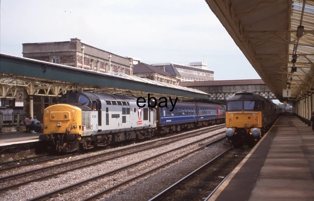 35MM RAILWAY SLIDE- Transrail Diesel Electric Loco Class 37. 37412 ...