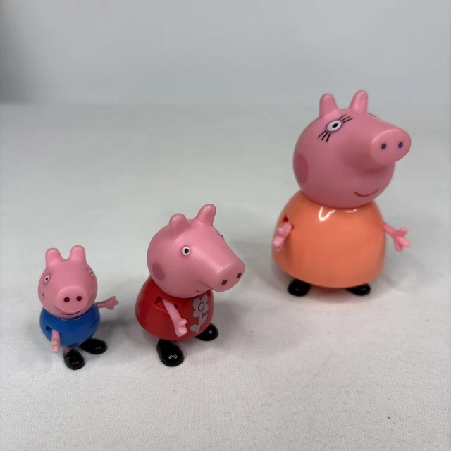 PEPPA PIG SET Of 3 Figures, Mummy Pig, Peppa Pig And George Pig £5.99 ...