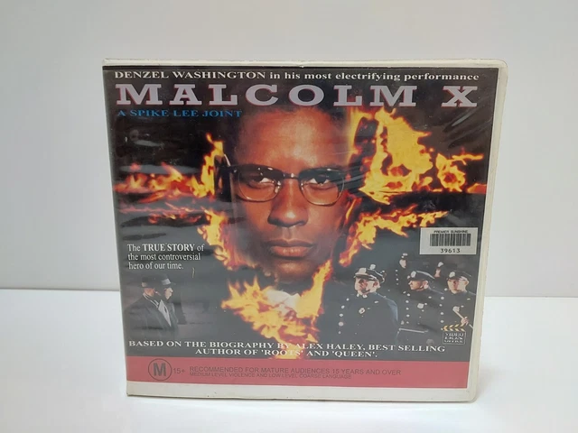 MALCOLM X VHS Tape Clamshell Edition EUR 36,20 - PicClick FR