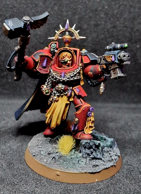 TERMINATOR CAPTAIN BLOOD Angels Firstborn Warhammer 40k Painted £25.00 ...