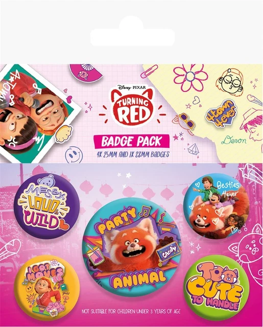DISNEY: PYRAMID - Turning Red (Besties) Badge Pack - AA.VV. EUR 3,53 ...