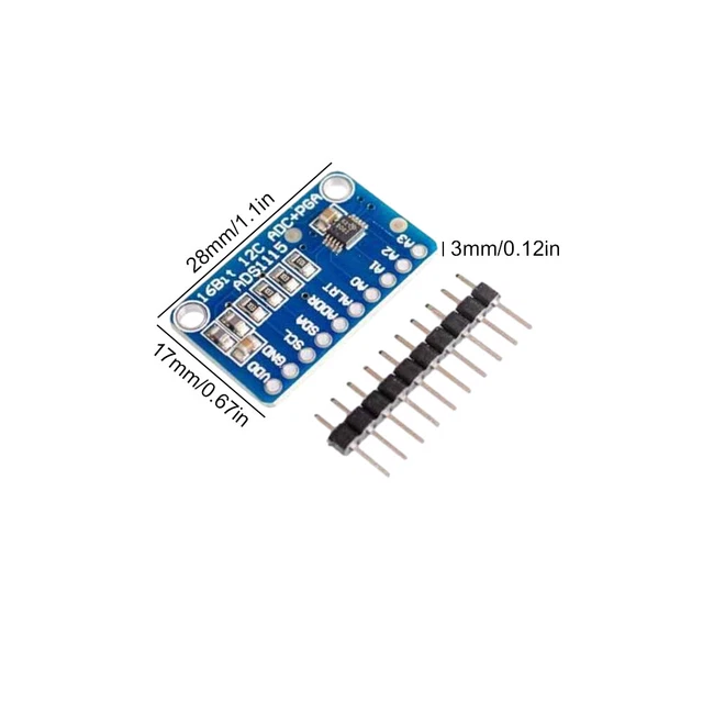 ADS1115 ADC ANALOG-TO-DIGITAL Converter Module I2C 2.0V To 5.5V for ...