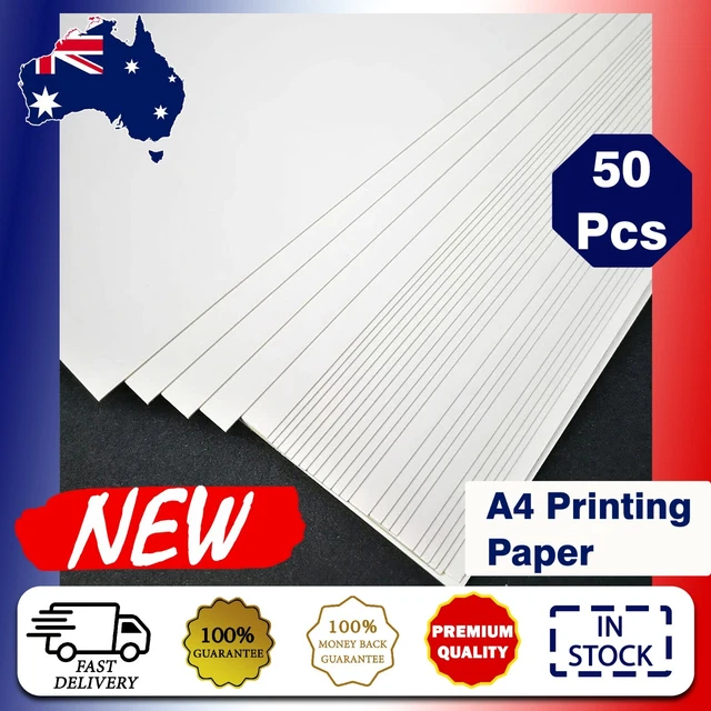 A4 PAPER SHEETS Printer Copier Paper 80gsm White Office School AU $12. ...