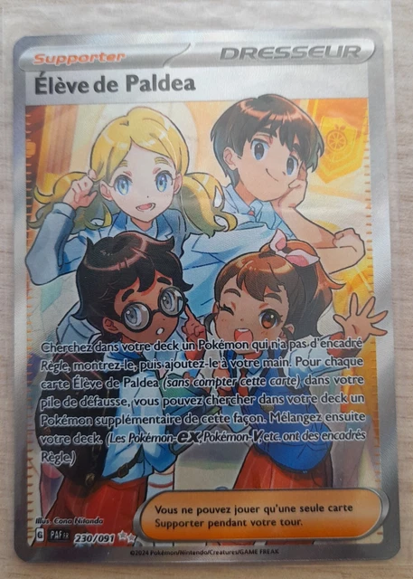 CARTE POKÉMON ELÈVE de Paldea 230/091 - FA EV4.5 PAF - Destinées à Paldea - FR EUR 1,00 ...