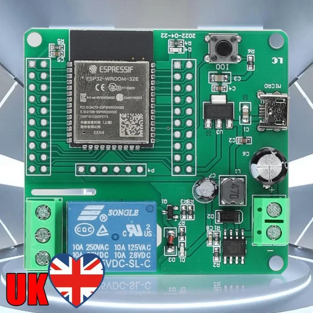 ESP32 POWER SUPPLY Module 1/2/8 Channel ESP32 WIFI BT BLE Relay Module ...