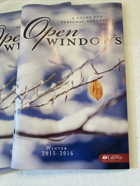 3 OPEN WINDOWS Magazine A Guide For Personal Devotions Winter 15-16 Day ...