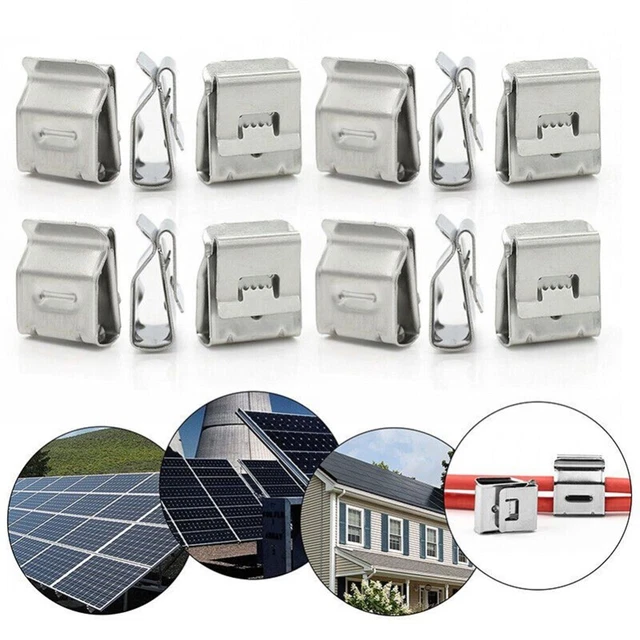 ACCOMMODATES 2 WIRES Solar Panel Cable Clips Cable Management for PV ...
