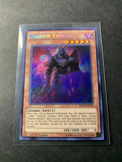 YUGIOH - SHADOW Vampire (Secret Rare) (1ère édition) - MP14-EN152 (P ...