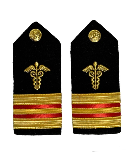 WW2 US NAVY Ensign Medical Corps Surgeon Lieutenant commander Shoulder ...