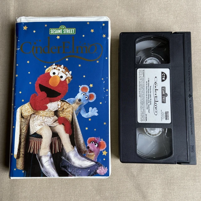 SESAME STREET: CINDERELMO (VHS Tape 1999) Musical Muppets Fairy ...