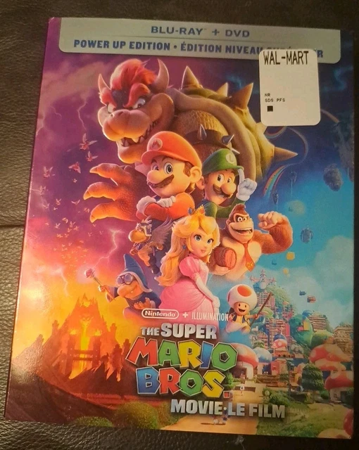 THE SUPER MARIO Bros. Movie Blu-Ray & DVD Power Up Edition with ...
