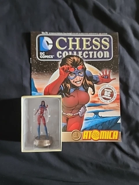 EAGLEMOSS DC CHESS Collection Figure & Mag Atomica 76 Black Pawn $40.00 ...