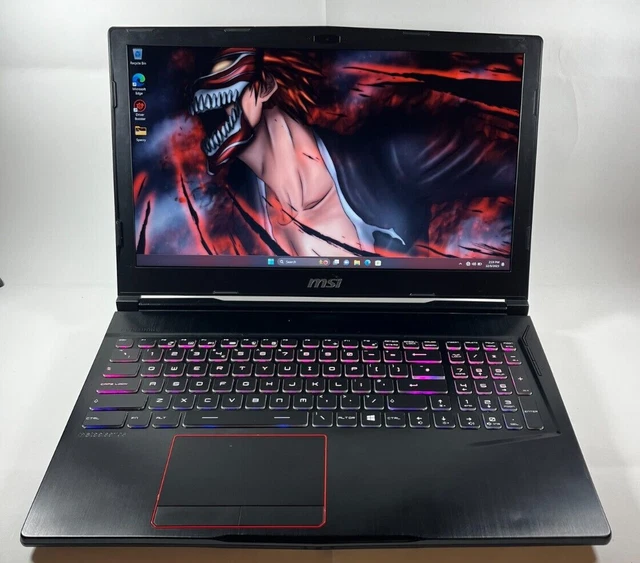 MSI GE63VR 7RF gaming laptop i7 2.8ghz cpu,8gb nvidia gpu,16gb ram ...