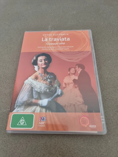 LA TRAVIATA DVD Opera Australia Joan Carden 1987 Sydney House Giuseppe ...