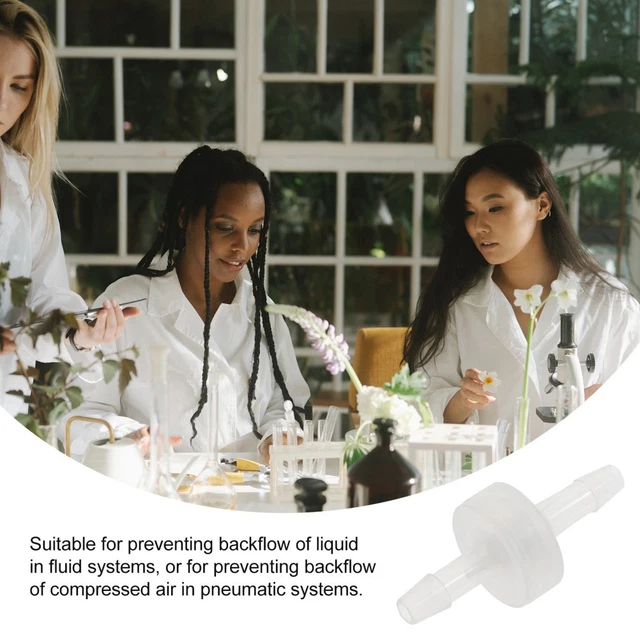 6PCS CHECK VALVE One Way Plastic Barb Valve for Oil Gas $18.68 ...