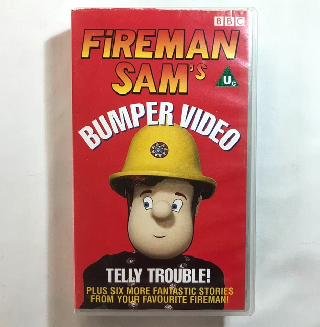 FIREMAN SAM - Fireman Sam's Bumper Video 1997 - PAL VHS Video Tape £7. ...