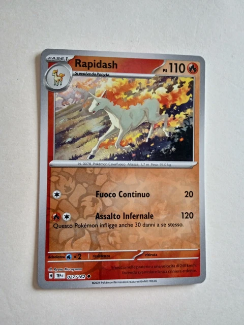 POKEMON CRONO FORZE ITA - 2024 Reverse RAPIDASH 027/162 EUR 1,50 ...