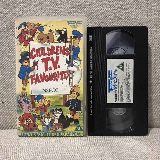 NSPCC CHILDREN’S TV Favourites - Vhs Video - Postman Pat + Fireman Sam ...