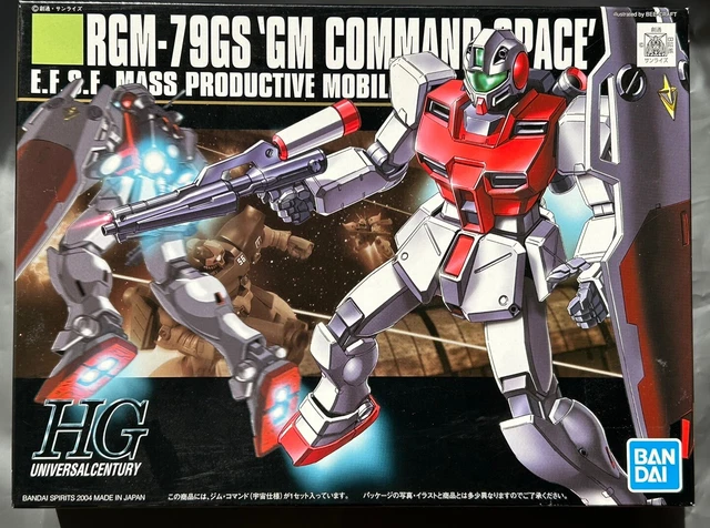 BANDAI HOBBY MOBILE Suit Gundam HGUC RGM-79 GM Comand Space 1/144 Model ...