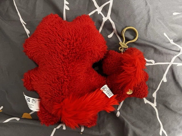 FUGGLER RED SKETCHY Squirre 9 Inch + Keychain Rare Retired £40.22 ...