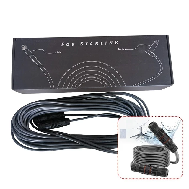FOR STARLINK SATELLITE V2 Rectangular Dish to Router 150 ft Cable ...