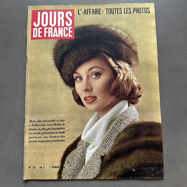 JOURS DE FRANCE N° 221 / 1959-Suzy Parker- Coco Chanel-Gina ...