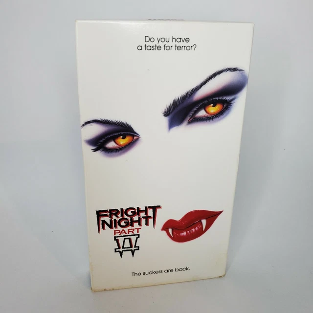 FRIGHT NIGHT PART 2 II VHS Horror rare vampire 80s Roddy McDowell Julie ...