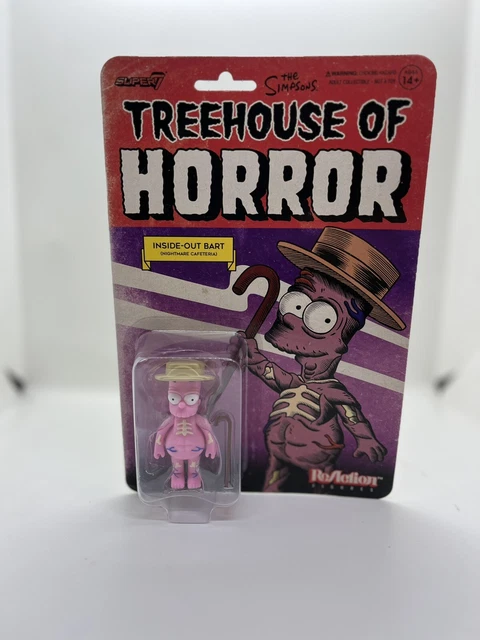 THE SIMPSONS TREEHOUSE of Horror Inside Out Bart 3.75" Super7 Action ...