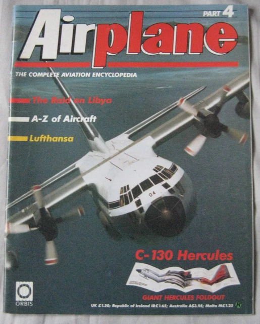 AIRPLANE ORBIS MAGAZINE Issue 4 Lockheed C-130 Hercules cutaway drawing ...