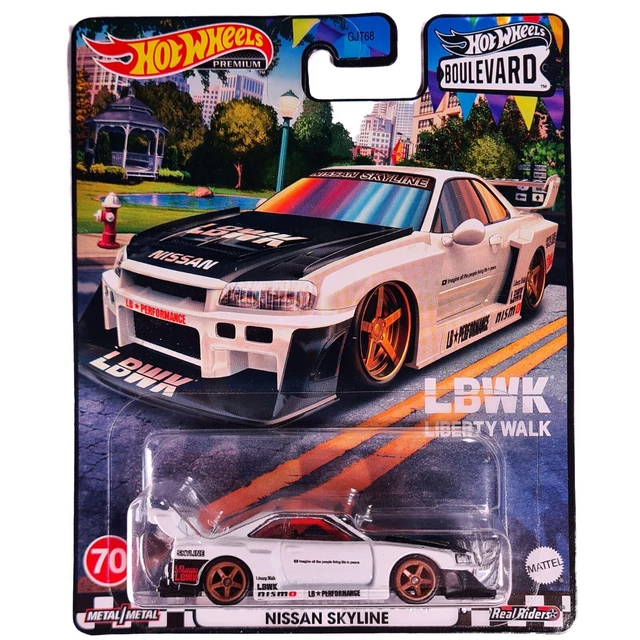 Hot Wheels Jdm Nissan Skyline R34 Premium Diecast Model Car Toy 6315