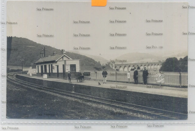 RADNOR POSTCARD RAILWAY station LNWR Knucklas London North Western £75. ...