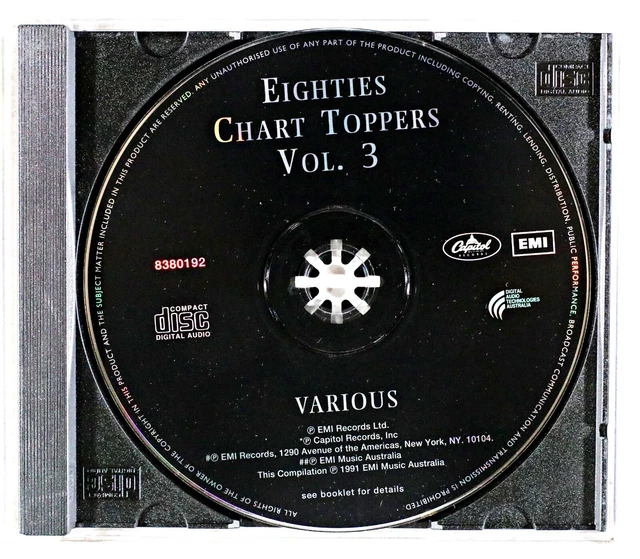 VARIOUS - EIGHTIES Chart Toppers Volume Three (CD 0) £13.44 - PicClick UK