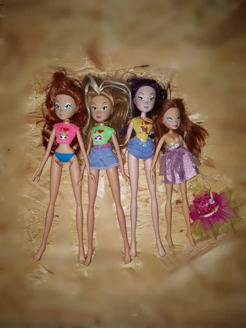 WINX CLUB I Love My Pet Simba Mattel biker doll TLC lot Roxy Bloom ...