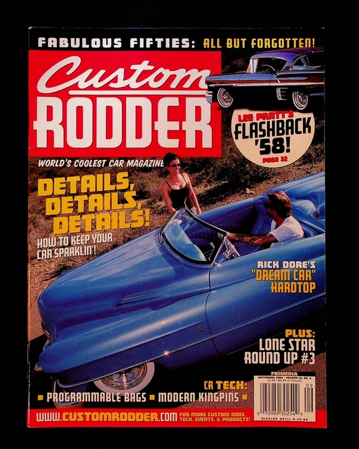 CUSTOM RODDER MAGAZINE September 2004 Hot Rod Car Cadillac Roadster ...