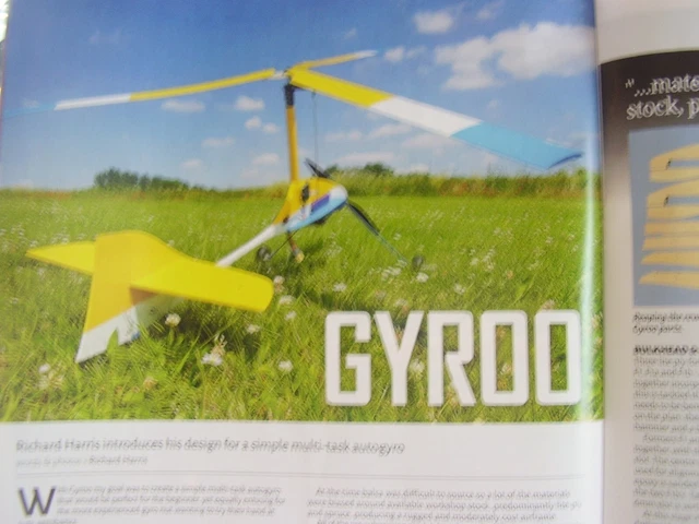 2 X ORIGINAL Model Aircraft Plans Gyroo Easy Autogyro & Peccadillo ...