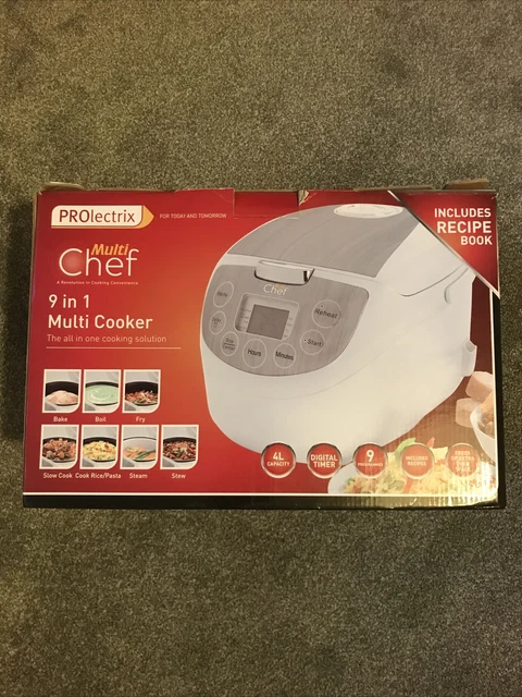 PROLECTRIX MULTI CHEF - 9 in 1 Multi Cooker £19.99 - PicClick UK