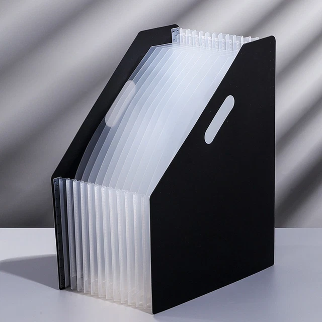 ACCORDION FILE ORGANIZER Expanding File Holder Multi-layer File Stand ...
