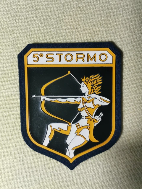 PATCH 5° STORMO Aeronautica Militare gommata EUR 20,00 - PicClick IT