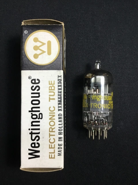 NOS WESTINGHOUSE (AMPEREX) 6AQ8 ECC85 Preamp VACUUM TUBE Tested HOLLAND ...