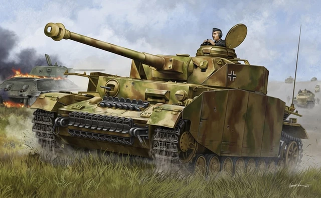 TRUMPETER 00920 GERMAN PZKPFW IV AUSF.H MEDIUM TANK 1:16 Modellbausatz ...