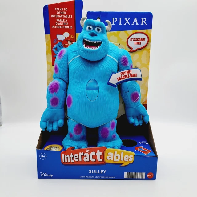 DISNEY PIXAR INTERACTABLES Sulley Mattel talking figure 2020 monsters ...