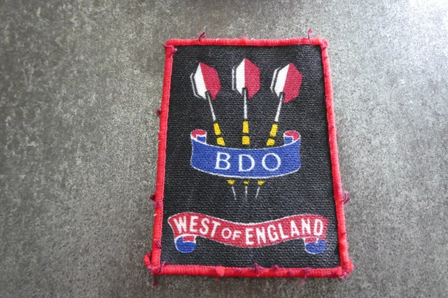 INSIGNIA DE PARCHE de tela BDO Darts West Of England (L85S) EUR 5,83 ...