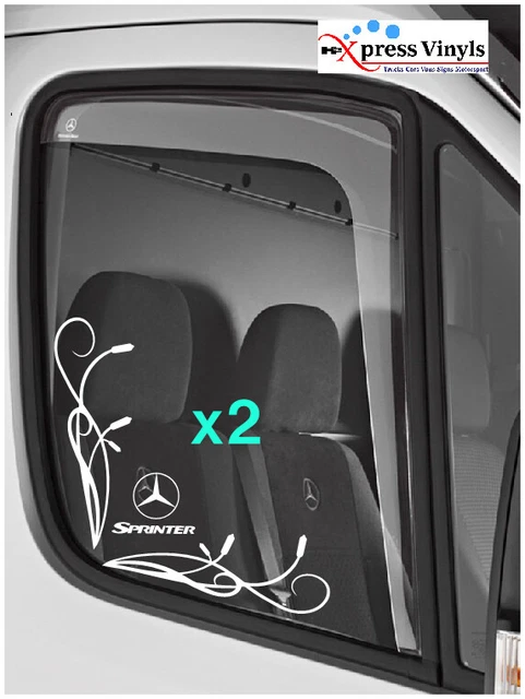 MERCEDES SPRINTER VAN window decals x 2. sprinter van camper stickers ...