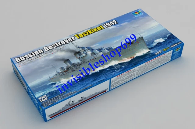 TRUMPETER 05357 1:350 Russian Destroyer Taszkient 1942 model kit $65.90 ...